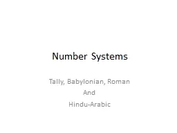 PPT - Number Systems PowerPoint Presentation